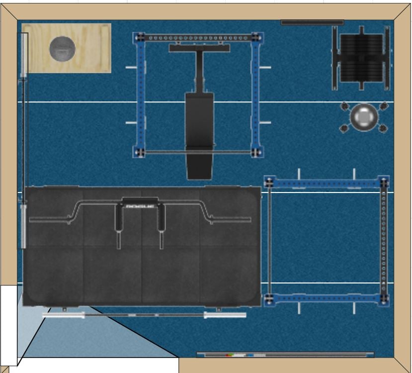 How to design a 3.6m x 4m Garden gym with Rogue