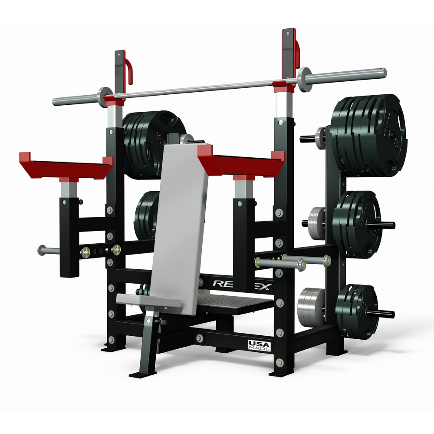 REP fitness AB-3100 bench vs Reflex Military bench