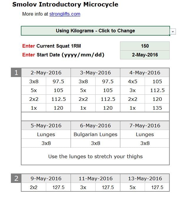 Detailed Smolov Squat routine review [Article]