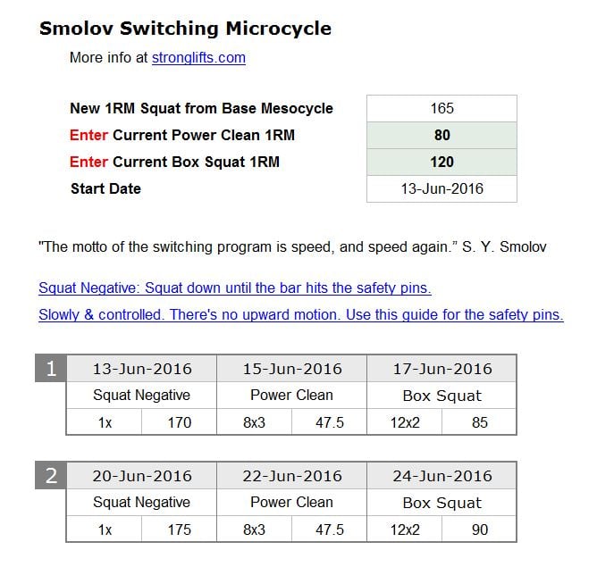 Detailed Smolov Squat routine review [Article]